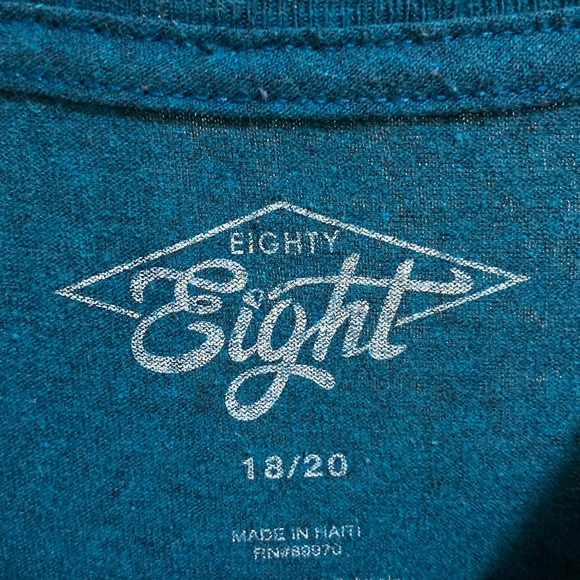 Eighty Eight | Shirts | Eighty Eight Drip Full Front Graphic Skate Mens S Jr 82 Blue Tshirt ...